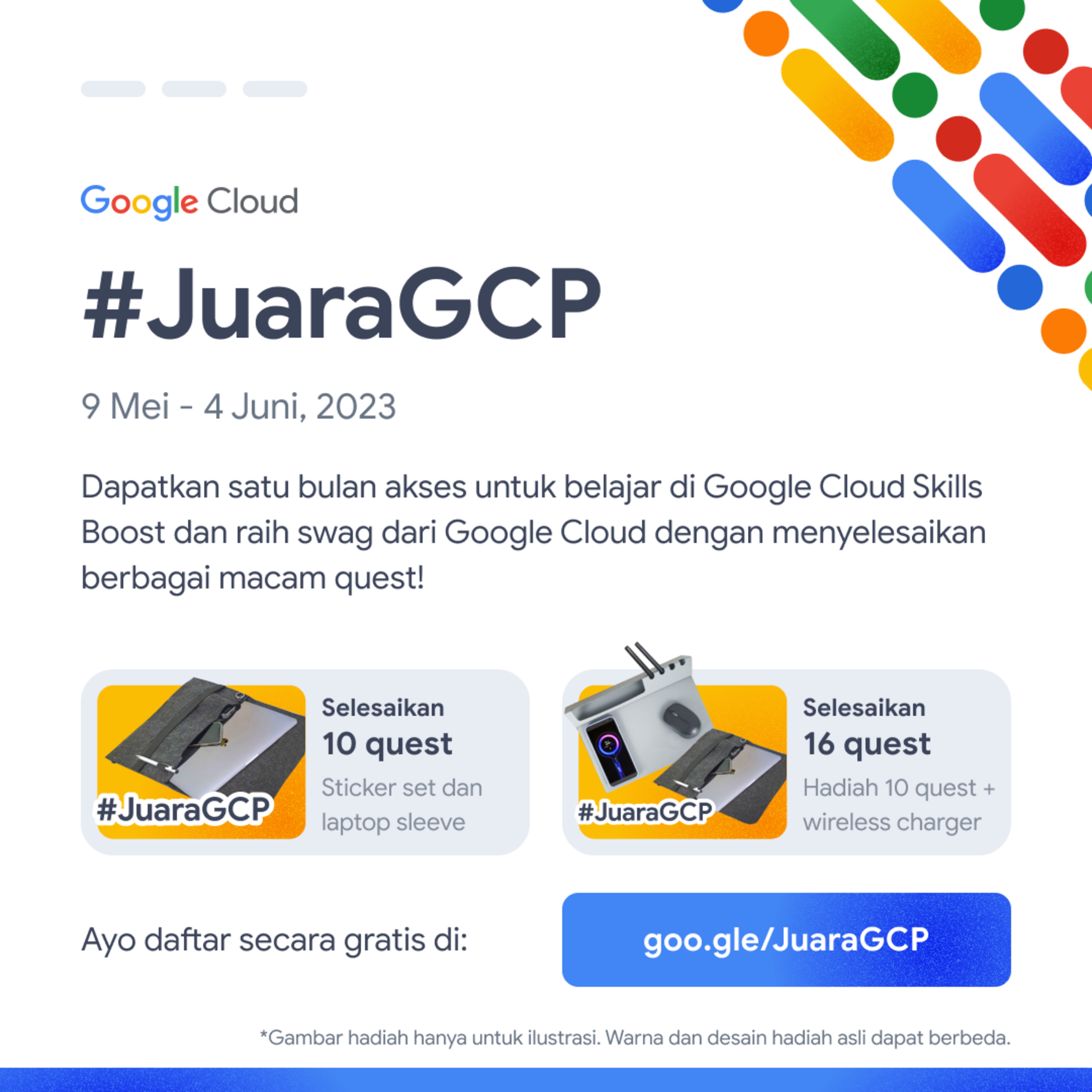 See #JuaraGCP Road to Certification at Google Developer Groups GDG Cloud Bandung